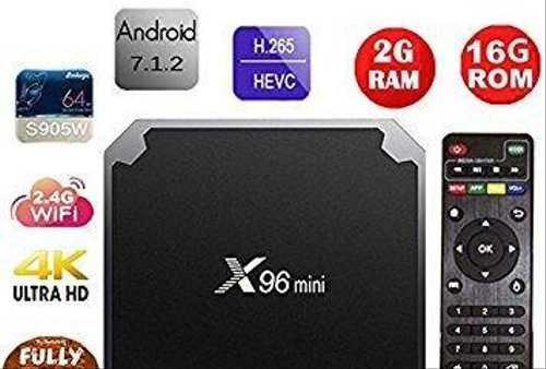 Тв приставка X96 mini TV Box - Android Smart TV, 2
