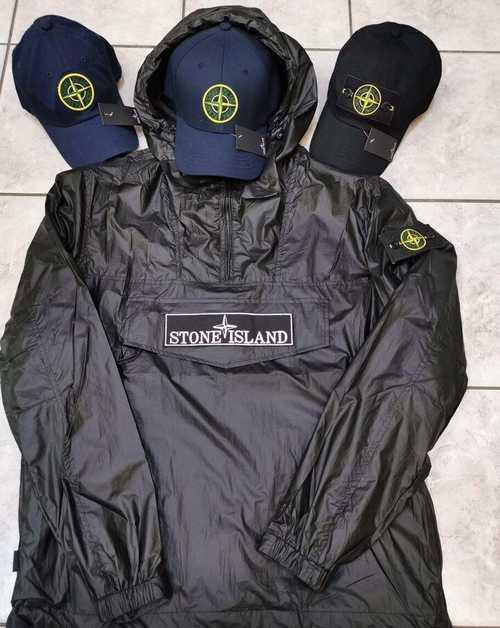 Куртка анорак Stone Island новая.Черная