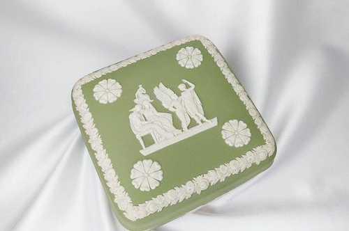 Винтаж Wedgwood Jasperware, шкатулка. Англия