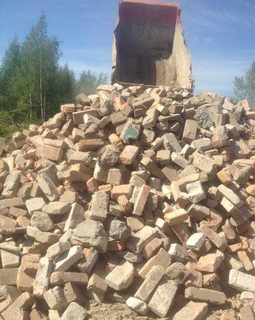 Бой бетона, асфальта, кирпича, вторичный щебень