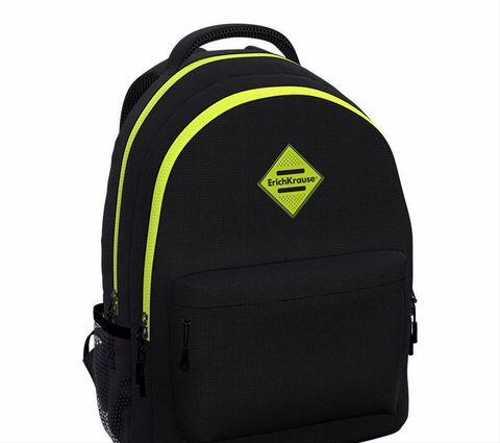 Рюкзак ученический ErichKrause EasyLine с двумя отделениями 20L Black&ampYellow 48610ек