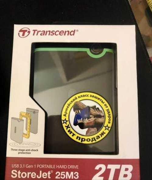 Портативный HDD Transcend StoreJet 25 М3 2TB