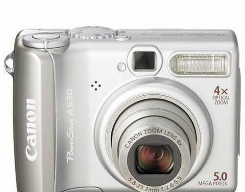 Компактный фотоаппарат canon a530