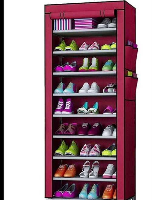 Тканевый шкаф для обуви обувница