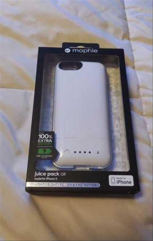 Mophie чехол-аккумулятор на iPhone 5/5s. Новый
