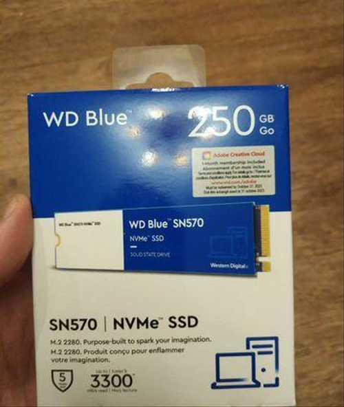 Ssd western digital m2 250gb