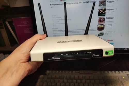 Wi-Fi poytep гигабитный TP-link TL-WR1043ND