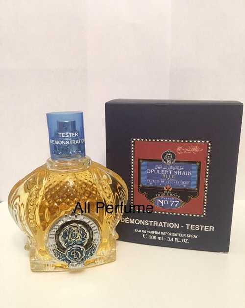 Tester shaik opulent blue edition NO77 FOR MEN