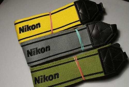 Наплечный ремень Nikon разные цвета