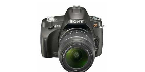 Зеркальный фотоаппарат Sony Alpha dslr-A230 Kit