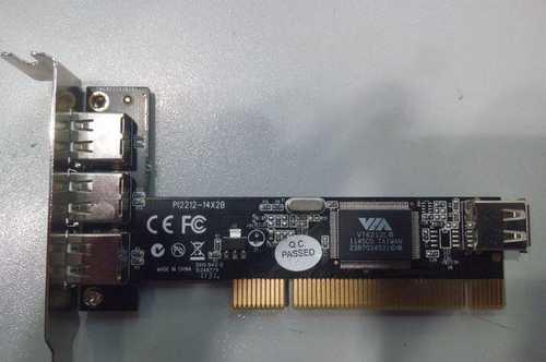 USB контроллер для системного блока VIA VT6212L Москва | Комьютерные ...