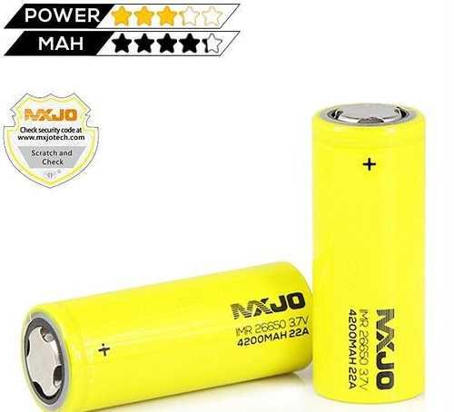 Аккумулятор 26650 mxjo IMR26650F 4200mAh 40A