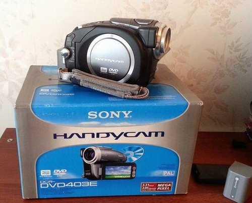 Видеокамера sony dcr-dvd403e