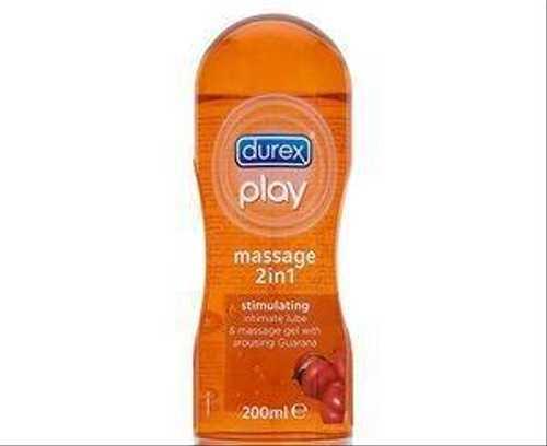 Гель-смазка Durex Play Massage 2in1