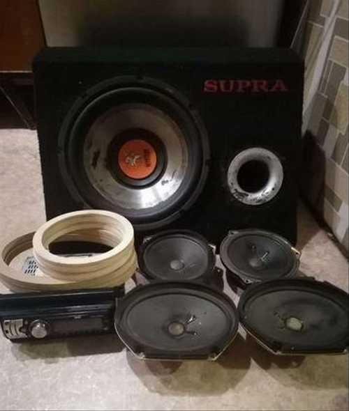 Магнитола динамики, subwoofer