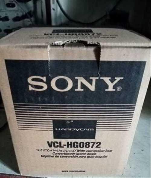 Sony VCL-HG0872 Wide Conversion Lens 0.8