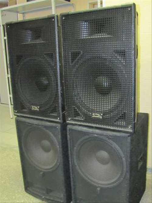 Колонки Сабвуферы 2000W 4шт Soundking EVM D15" 8Ом