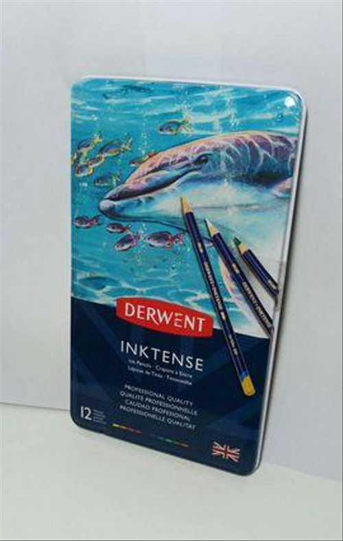 Derwent inktense 12 карандаши