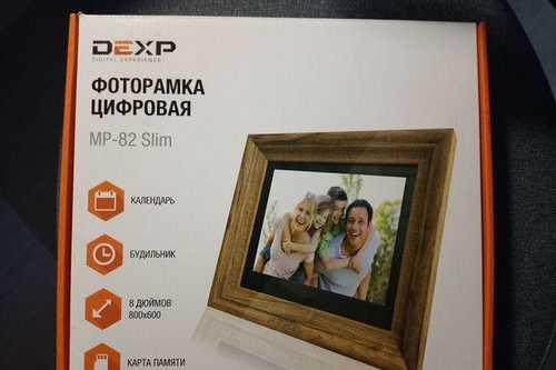 Цифровая фоторамка dexp MP-82 Slim