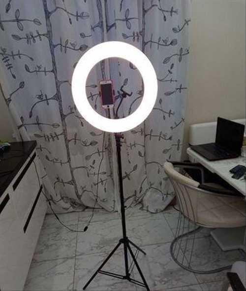 Кольцевая LED лампа для съемки селфи лампа