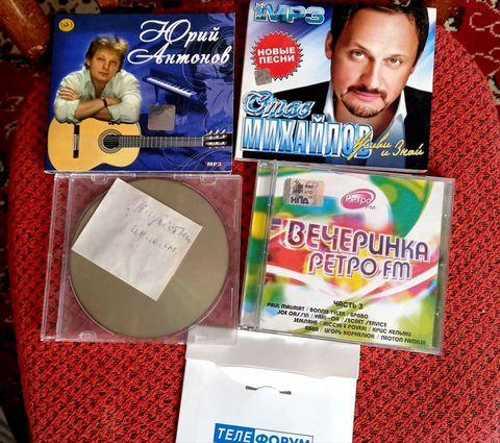 DVD RW диски с записями и чистые