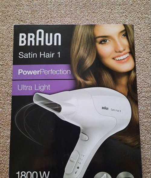 Новый фен Braun HD 180