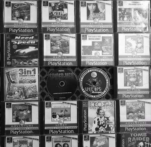 Диски на Sony playstation 1 для чипованной консоли
