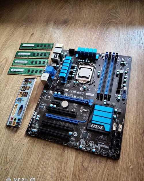 Intel Xeon E3-1230V2+Msi Z77A-G43+8Gb