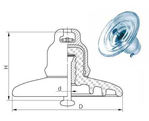 Изолятор стеклянный