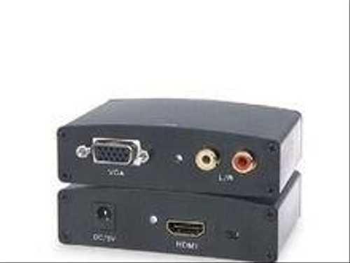 Видео конвертер VGA to hdmi + audio R/L