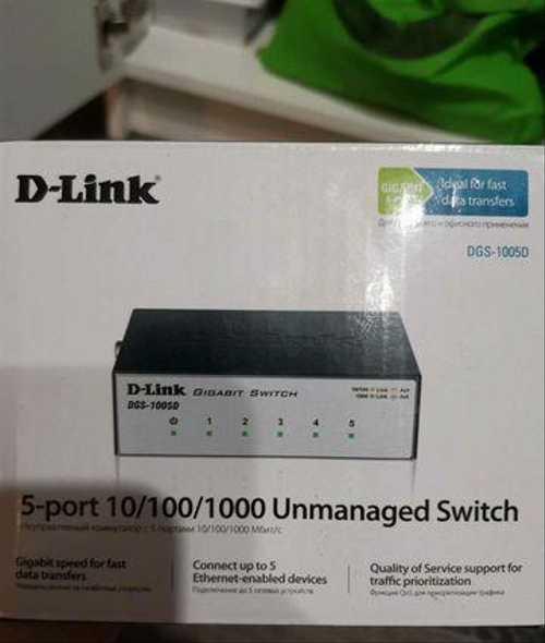 Коммутатор dlink dgs 1005d