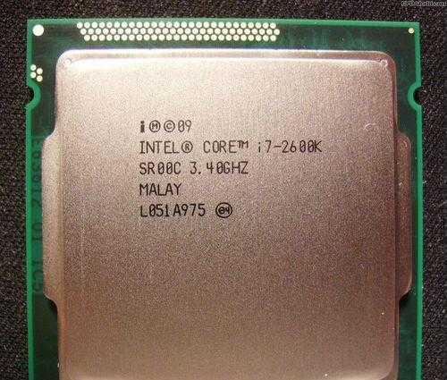 Intel core i7 2600k