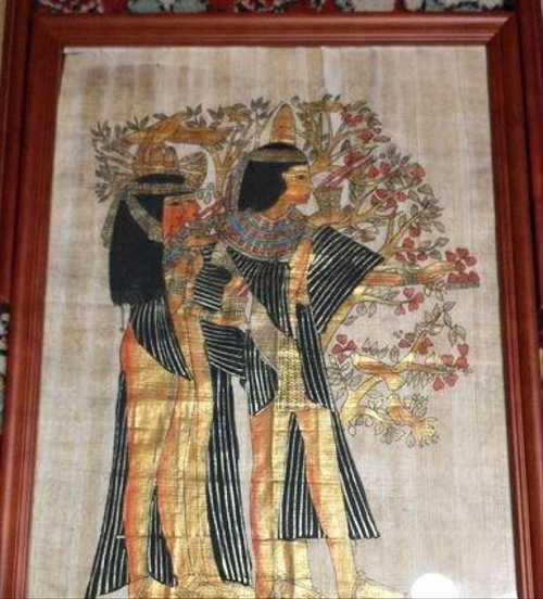 Египетские картины 4 штуки папирус