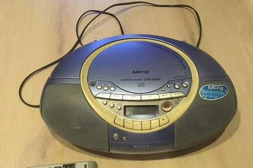 Магнитола CD/MP3/радио/кассеты Sony CFD-S35CP