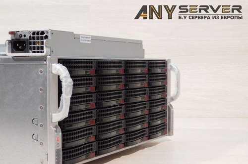 Сервер Supermicro 6047R 2x E5-2643v2 64Gb 36LFF
