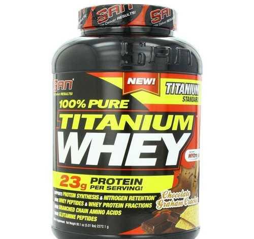 Протеин SAN Titanium Whey 100 Pure 2240 г