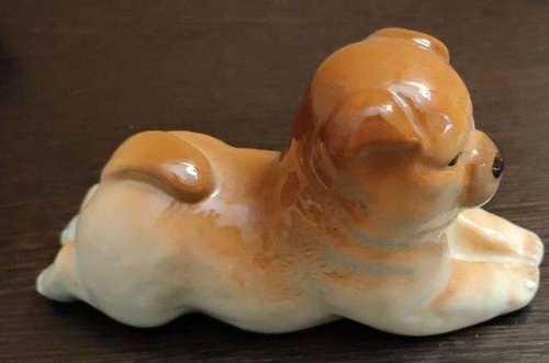 Статуэтка фарфоровая щенок Чау-чау