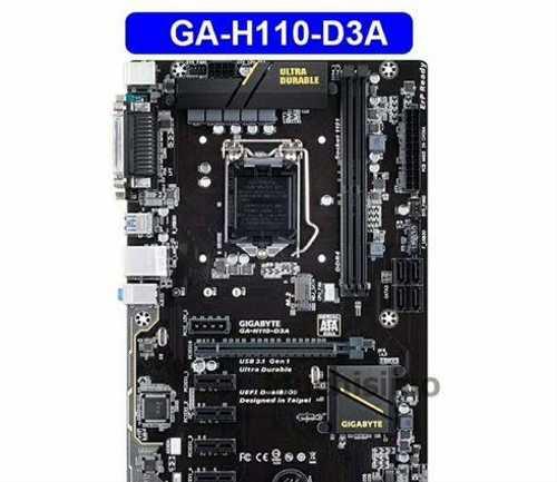 Материнская плата для майнинга gigabyte GA-H110-D3