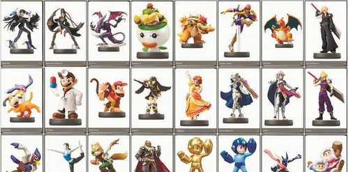 Набор Amiibo Super Smash Bros 74 шт