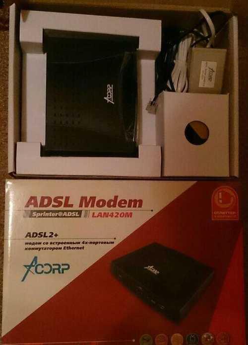 Adsl Modem Acorp Sprinter LAN420M