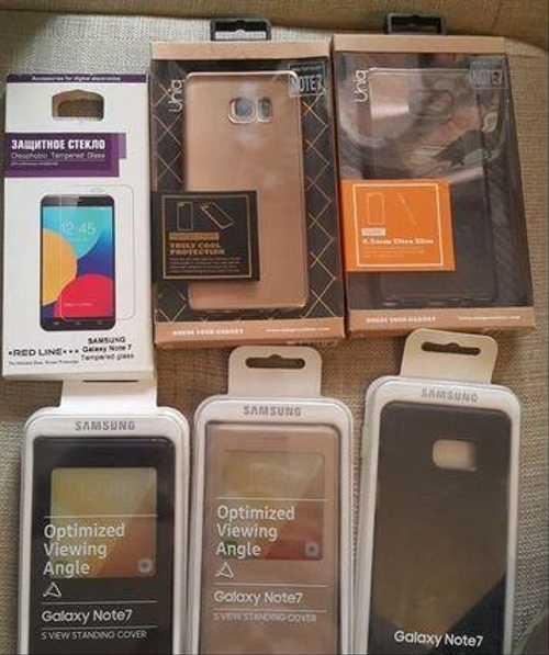 Samsung Galaxy Note 7 Чехлы, стекло