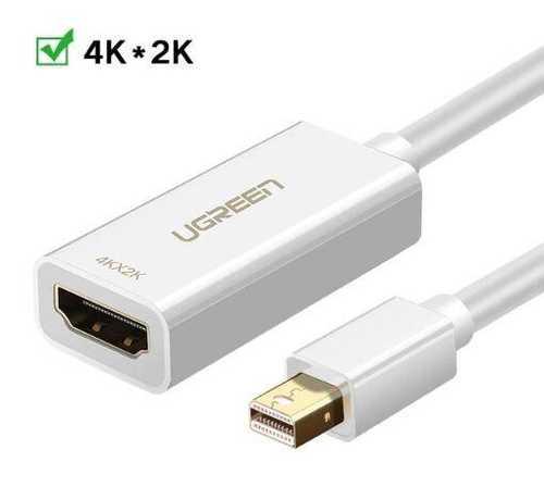 Кабель-переходник Ugreen Mini DisplayPort-hdmi 4K