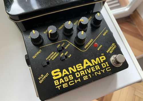 Педаль Tech 21 SansAmp Bass Driver DI
