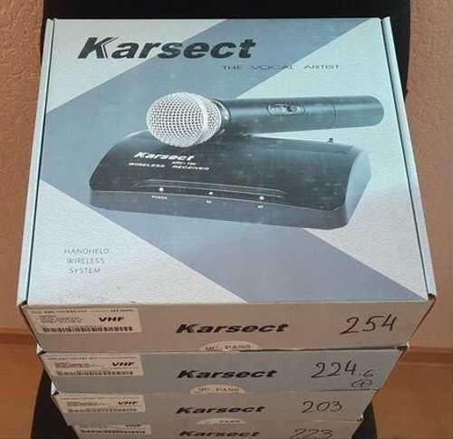 Микрофоны вокальные Pro 6шт радио Новые Karsect