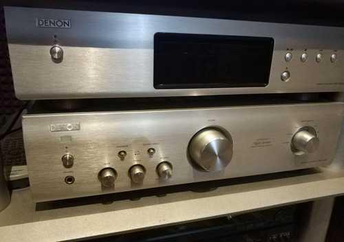 Стереоусилитель Denon PMA-520AE + Denon DCD-520AE