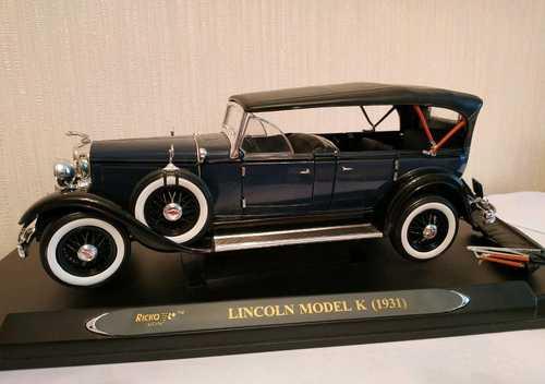 Lincoln model K 1931, 1:18