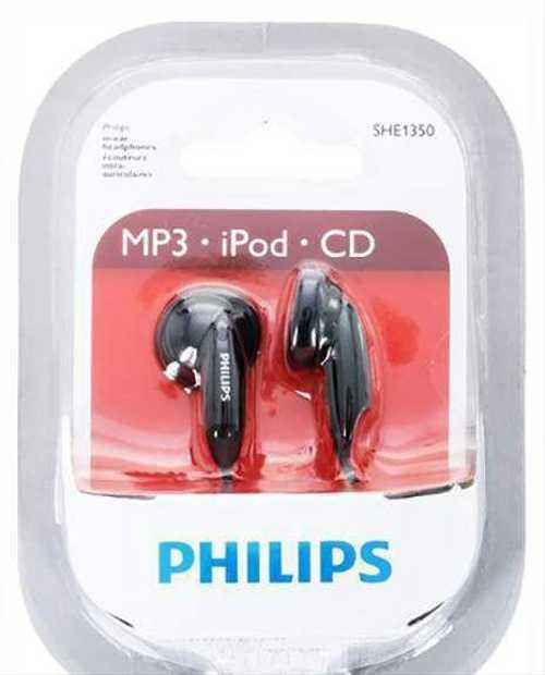 Наушники Philips SHE135000 Black новые