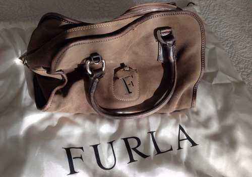 Замшевая сумка Furla