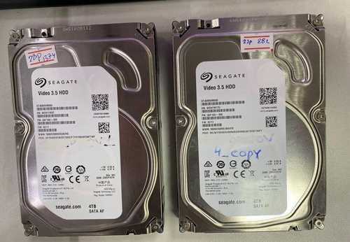 Жесткий диск бу Seagate Video 4 tb 1374 часов