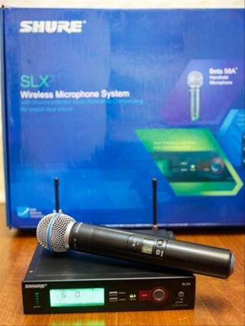Радиомикрофон вокальный Shure-SLX24 Beta58(Новый)